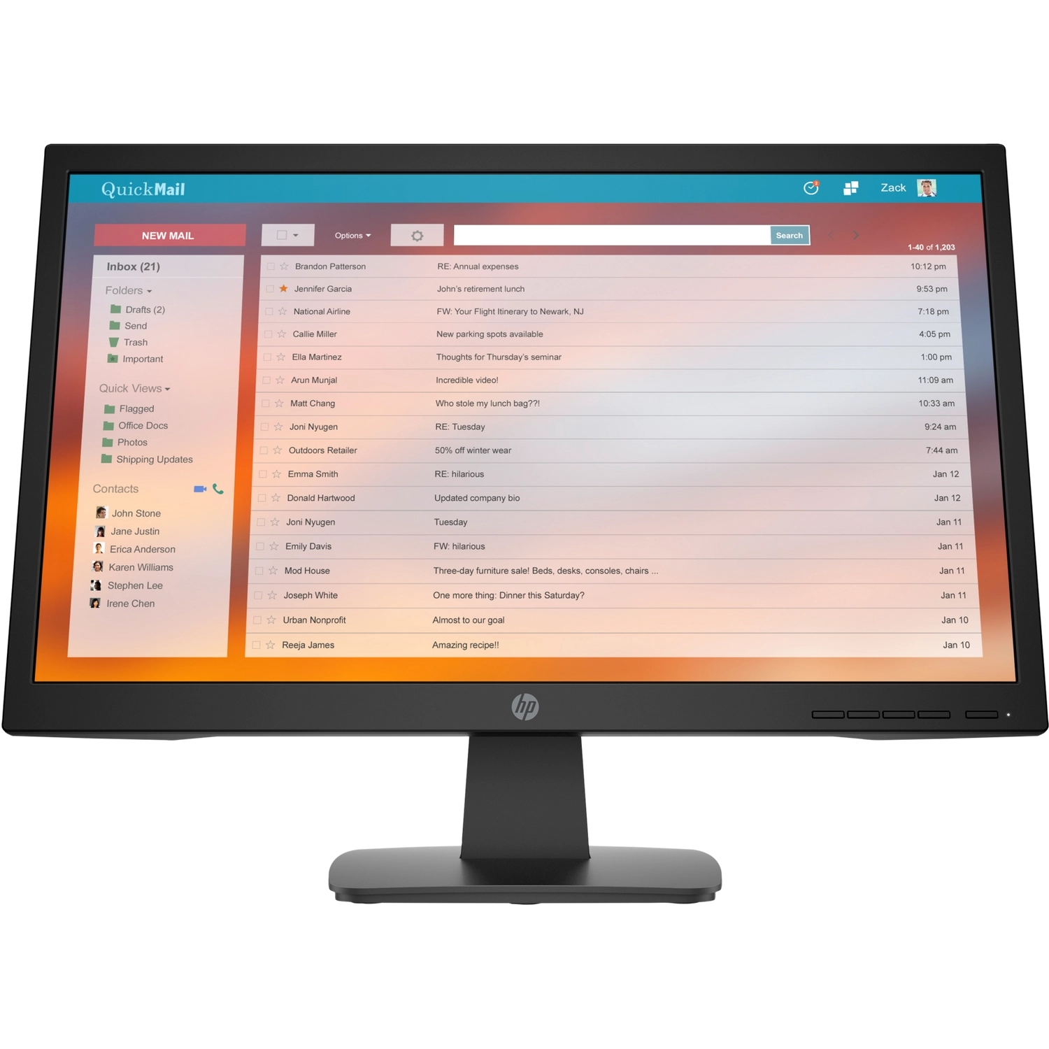 MONITOR HP P22V G4 21.50