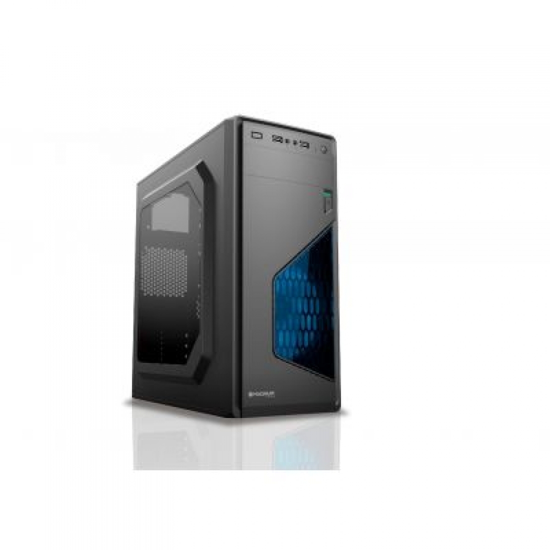 GABINETE MAGNUM TECH 436B-FANLED AZUL (SIN FUENTE)