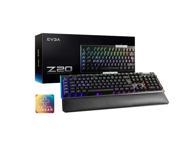TECLADO EVGA Z20 RGB OPTICAL MECHANICAL GAMING