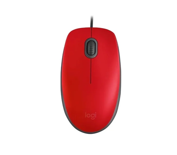 MOUSE LOGITECH M110 SILENT RED (I)